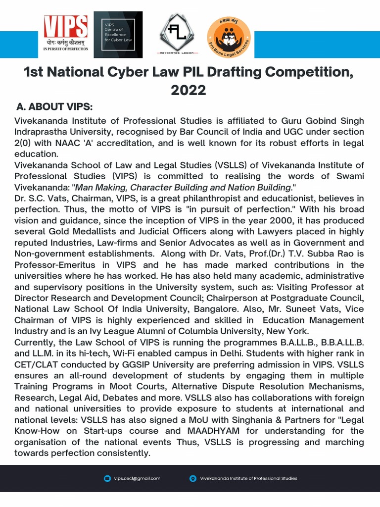 Pil Drafting Brochure PDF | PDF | Justice | Crime & Violence