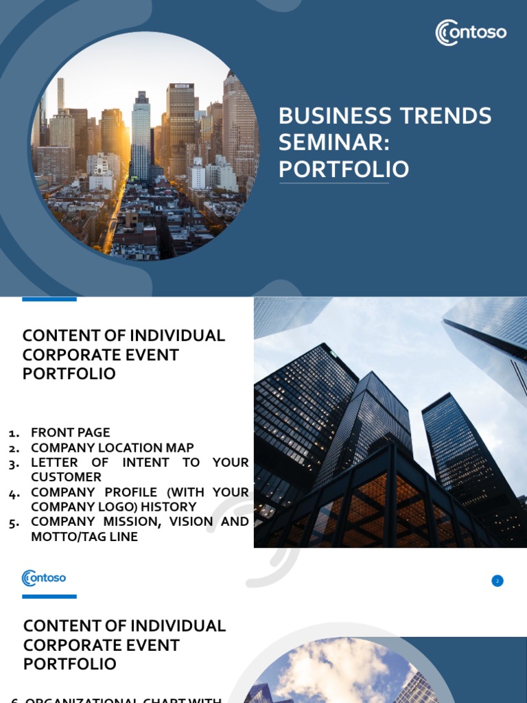 Business Trends Seminar Portfolio | PDF