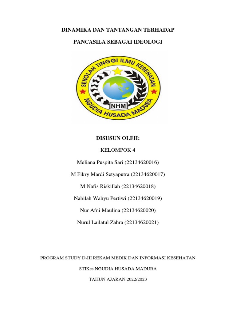 Makalah Dinamika Dan Tantangan Terhadap Pancasila Terhadap Ideologi | PDF Makalah Dinamika Dan Tantangan Terhadap Pancasila Terhadap Ideologi | PDF