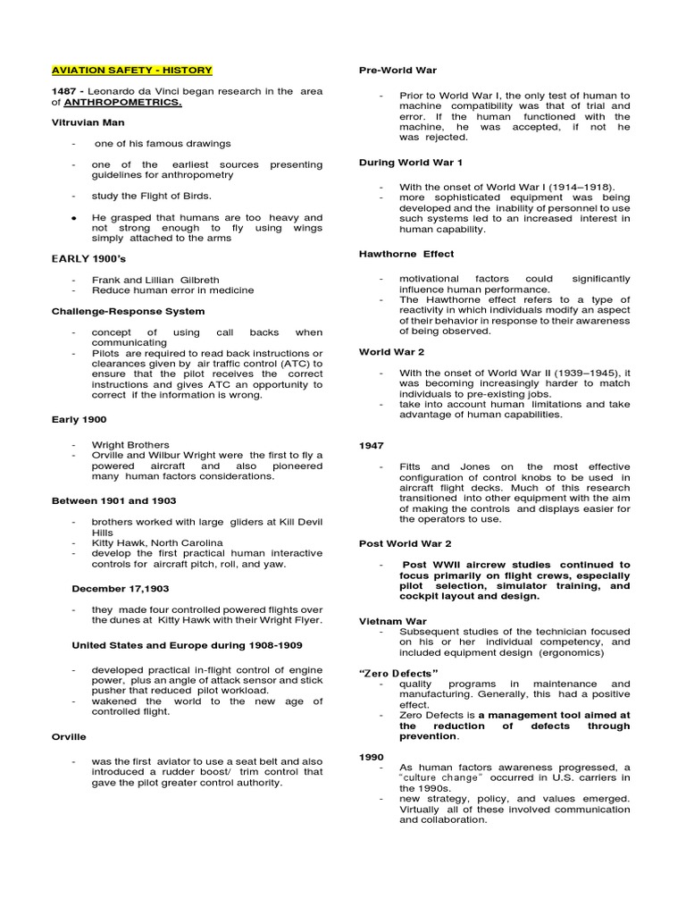 Aviation Safety Review | PDF | Human Factors And Ergonomics | Psychology