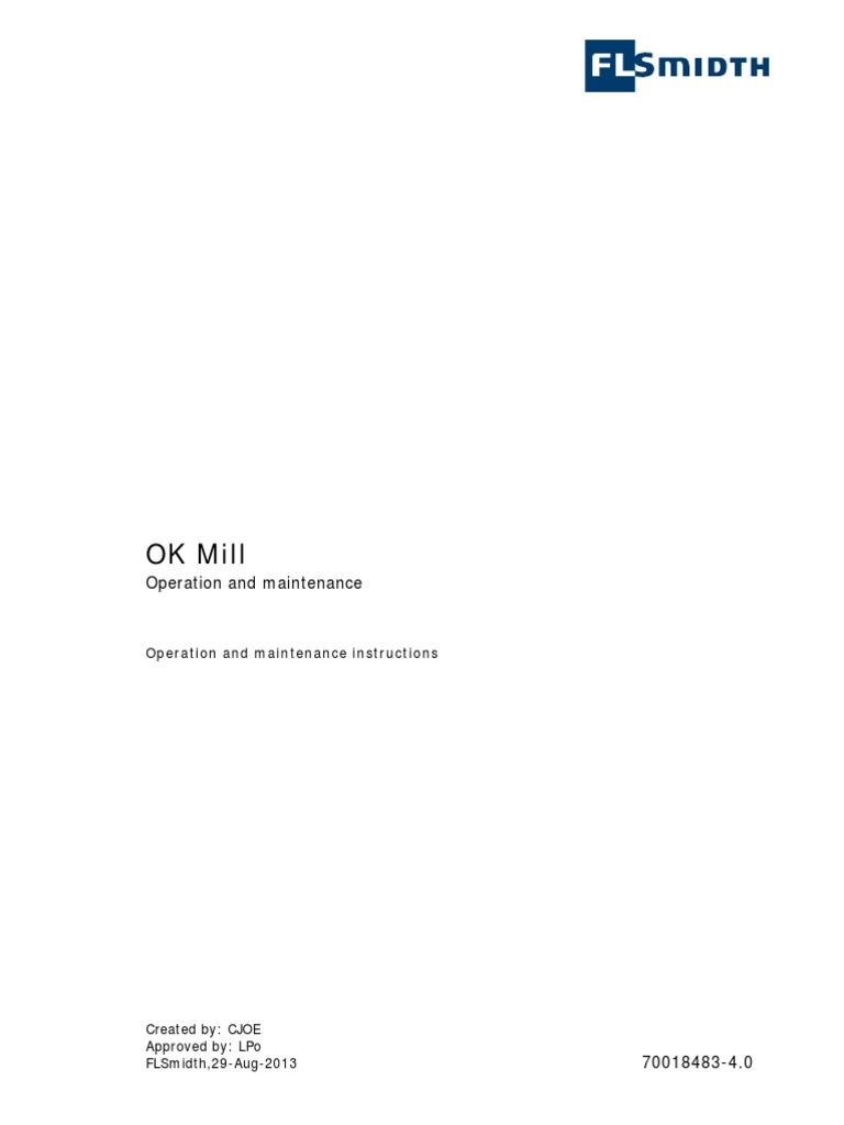O&M OK Mill | PDF