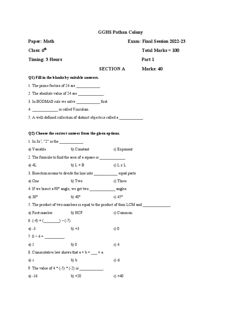 Math 6th | PDF | Area | Elementary Geometry