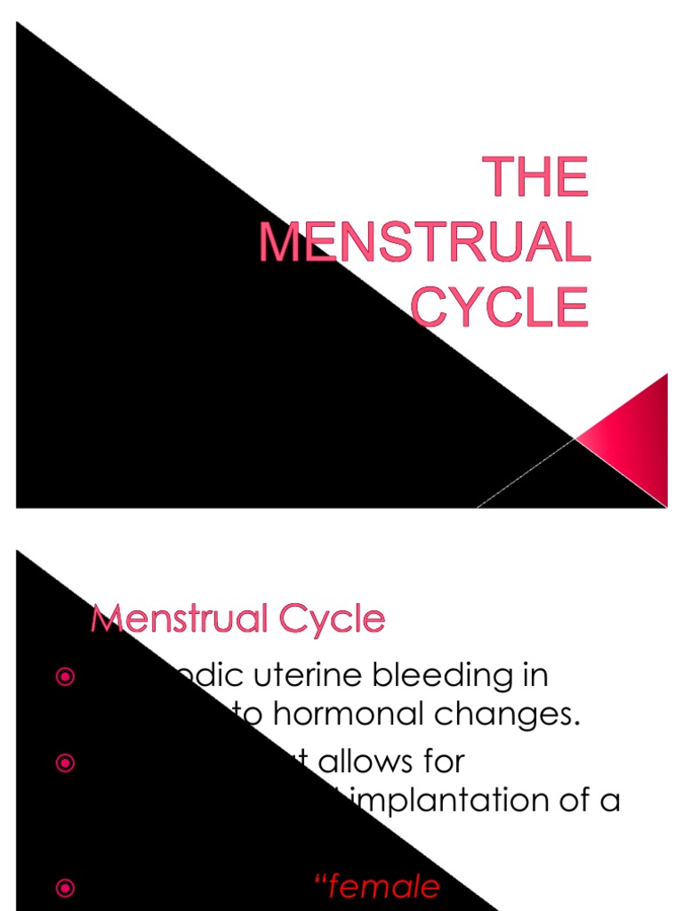 Menstrual Cycle | PDF | Menstrual Cycle | Luteinizing Hormone