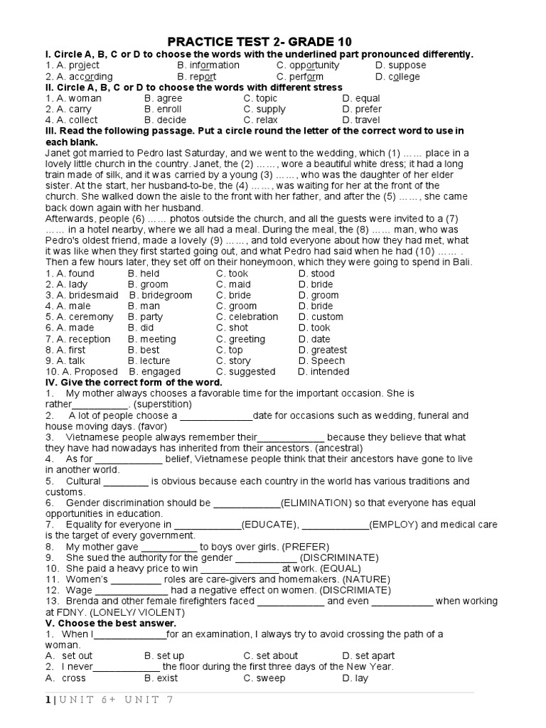 On Tap Unit 67 | PDF | Family | Wedding