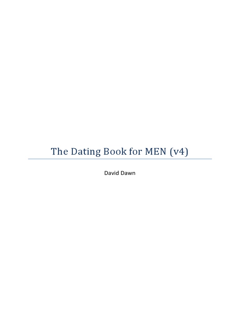 The Dating Book For Men v4 | PDF | Flirting | Selfie