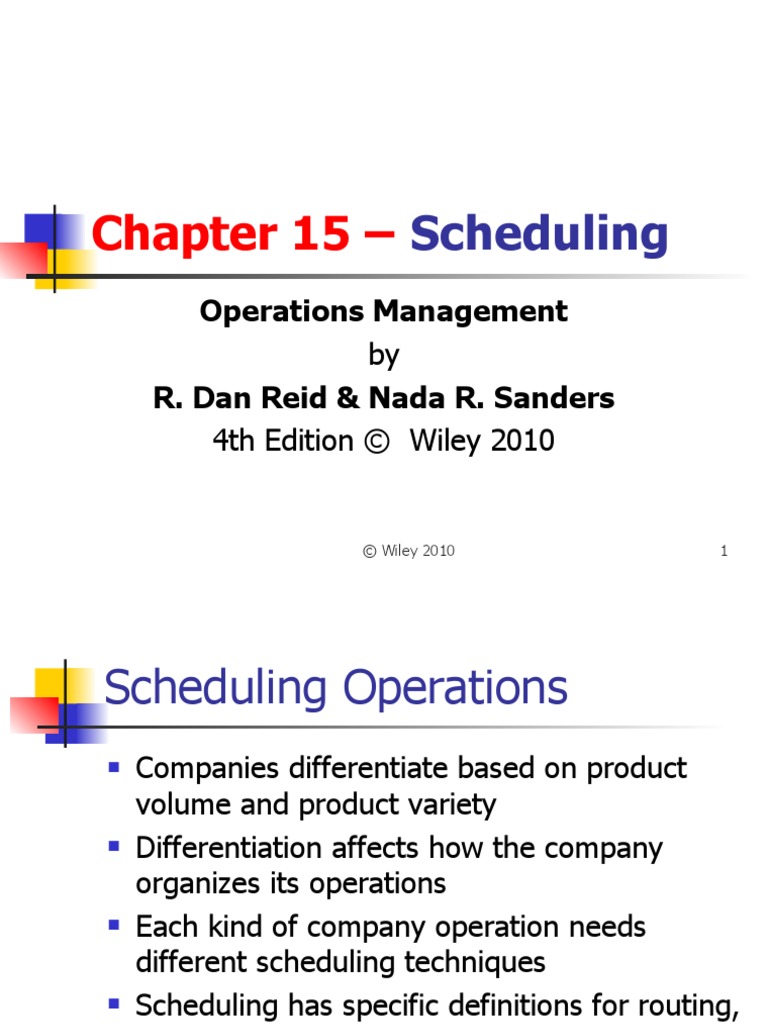 Chapter15 Scheduling | PDF | Scheduling (Computing) | Business Chapter15 Scheduling | PDF | Scheduling (Computing) | Business