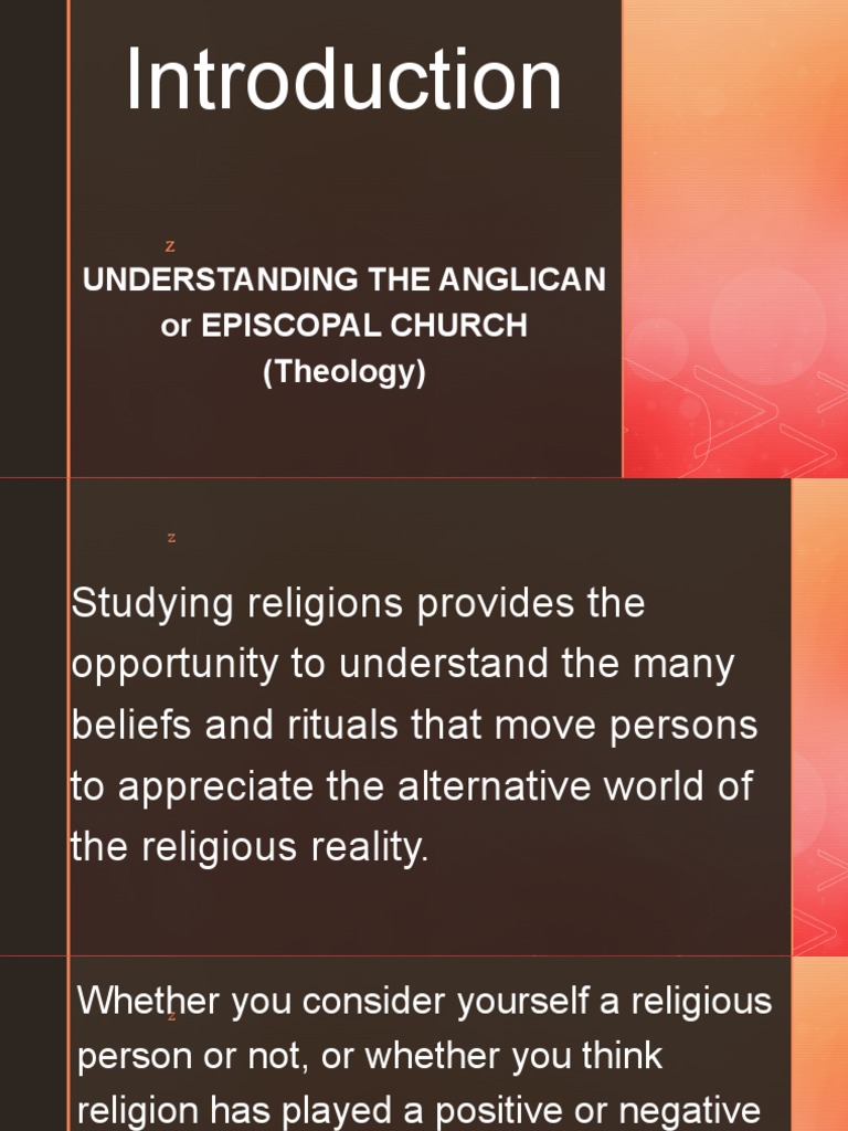 Anglican/Episcopal Church Guide | PDF | Meaning Of Life | Anglicanism