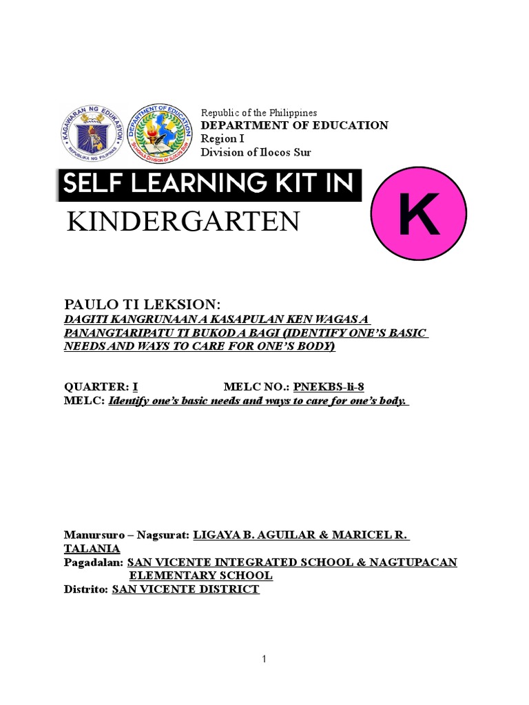 Kindergarten Q1 Week 9 | PDF