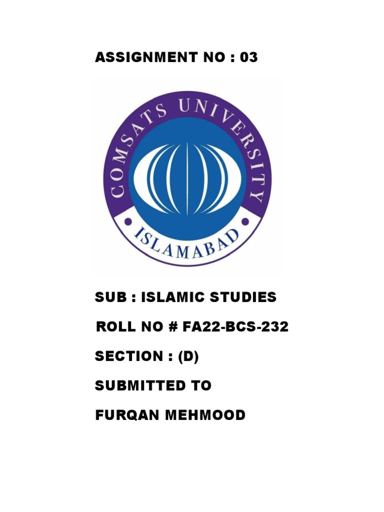 Assignment No Download Free Pdf Baghdad 
