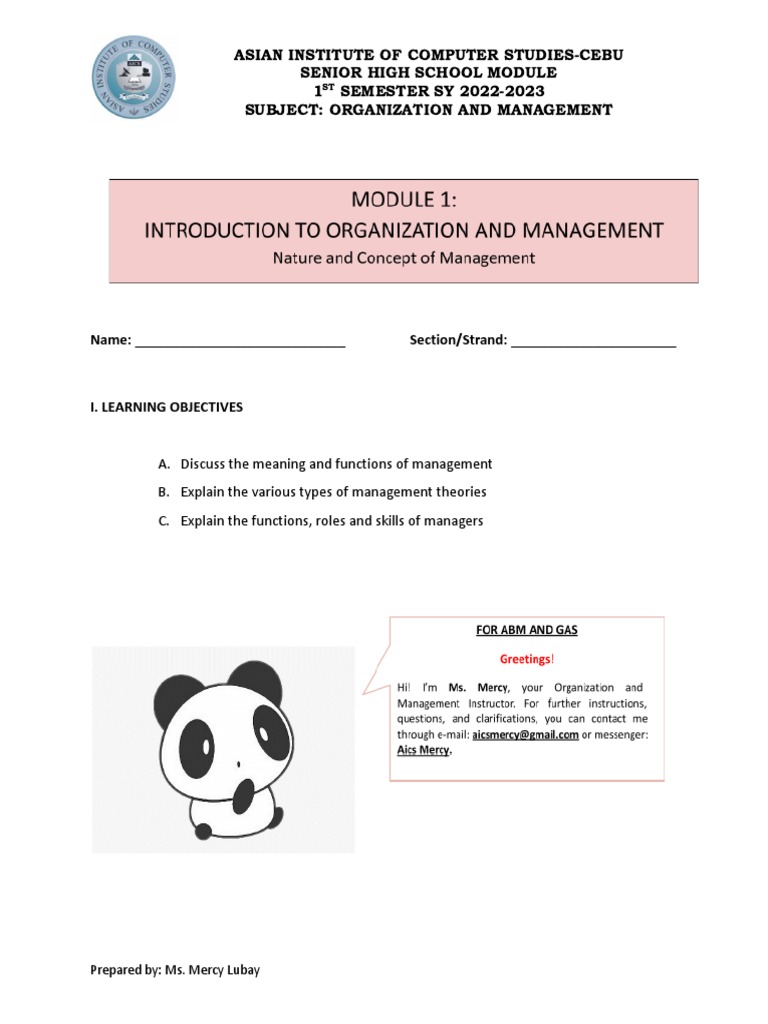 The Four Functions of Management: Planning, Organizing, Leading and ...