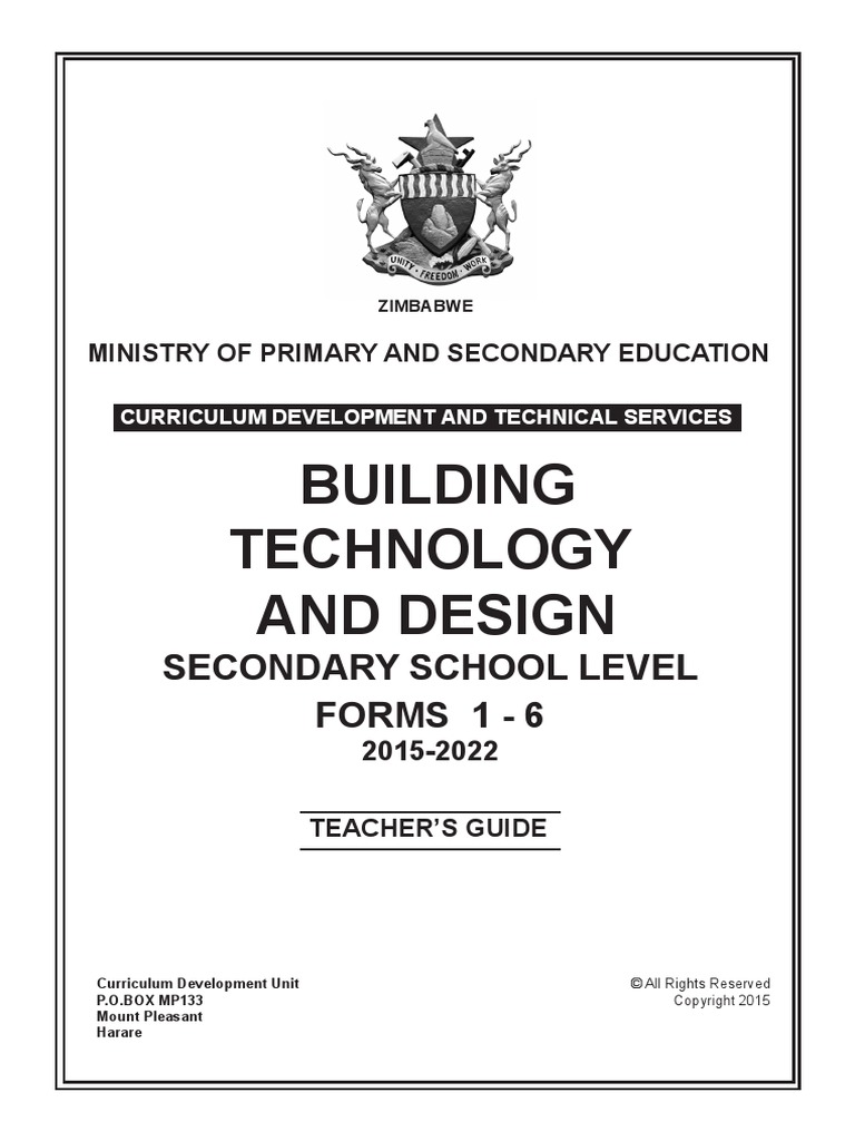 Building Technology and Design: Forms 1 - 6 Secondary School Level ...