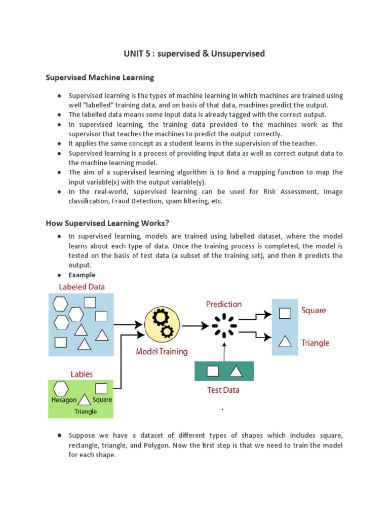 Supervised Learning in Machine Learning | PDF | Statistical ...