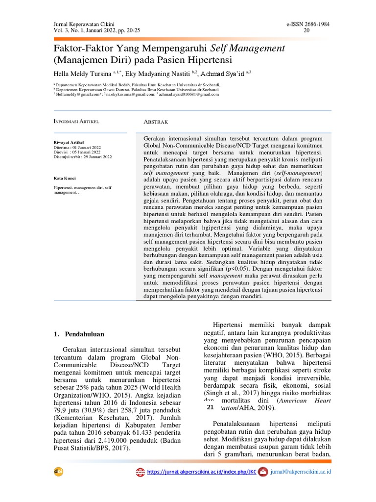 Faktor Faktor Yang Mempengaruhi Self Man | PDF | Pengembangan Diri