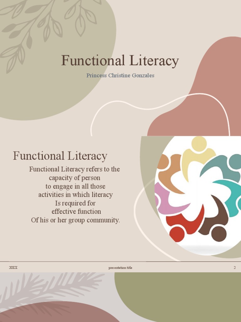 Functional Literacy | PDF