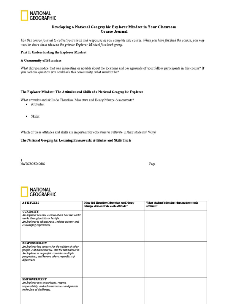 Educator's Guide to Explorer Mindset | PDF | Mindset | Teachers