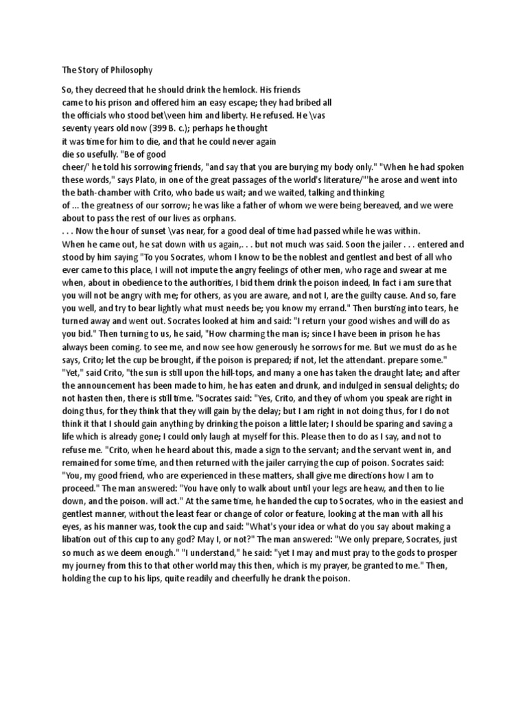 Socrates' Final Moments | PDF | Religion & Spirituality