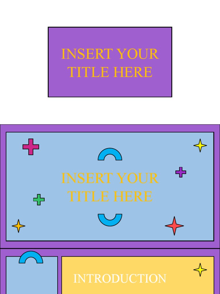 Colorful Template | PDF