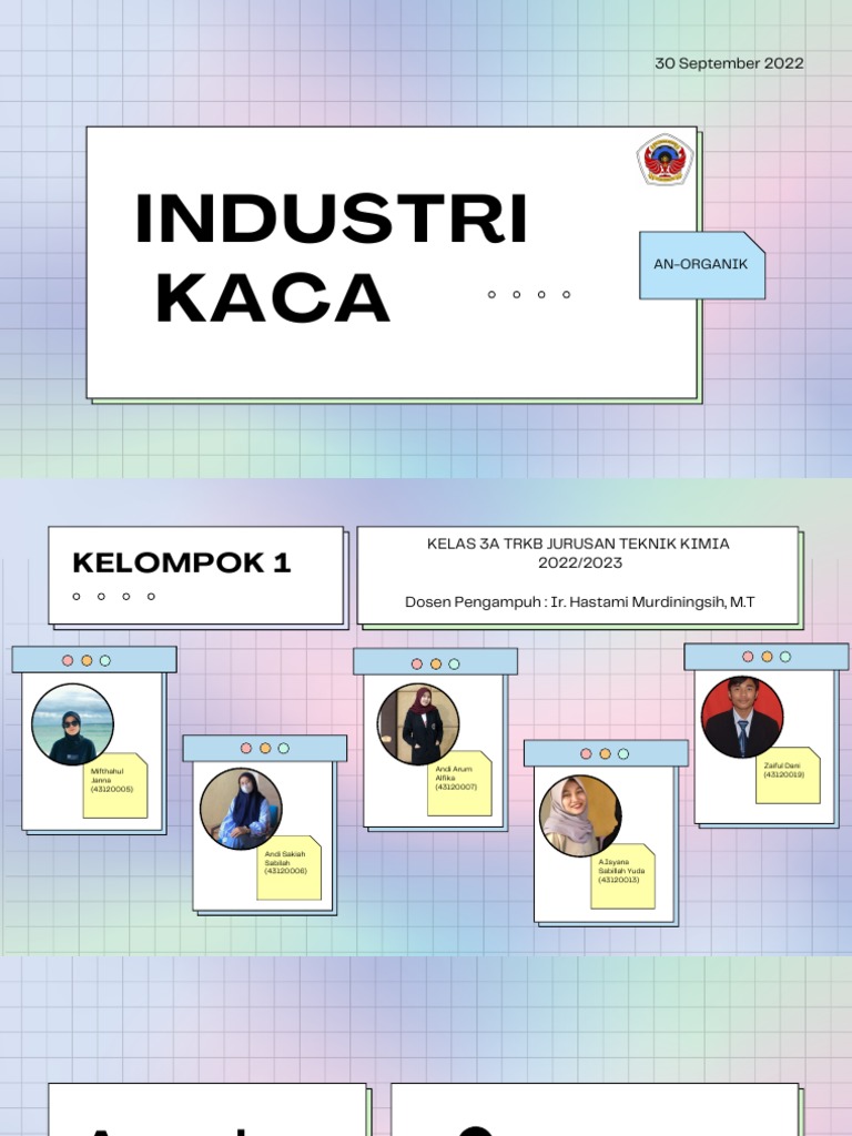 Industri Kaca-1 | PDF