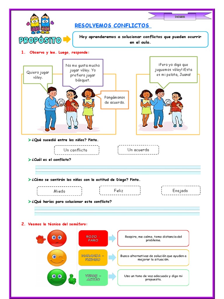 Resolviendo Conflictos en el Aula | PDF