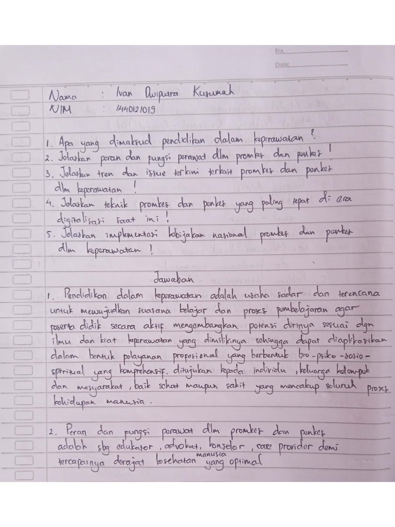 Ivan Dwiputra Kusumah - 1440121019 - UTS PDK | PDF