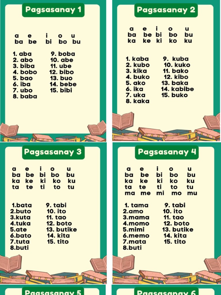 Basahon Pagsasanay | PDF