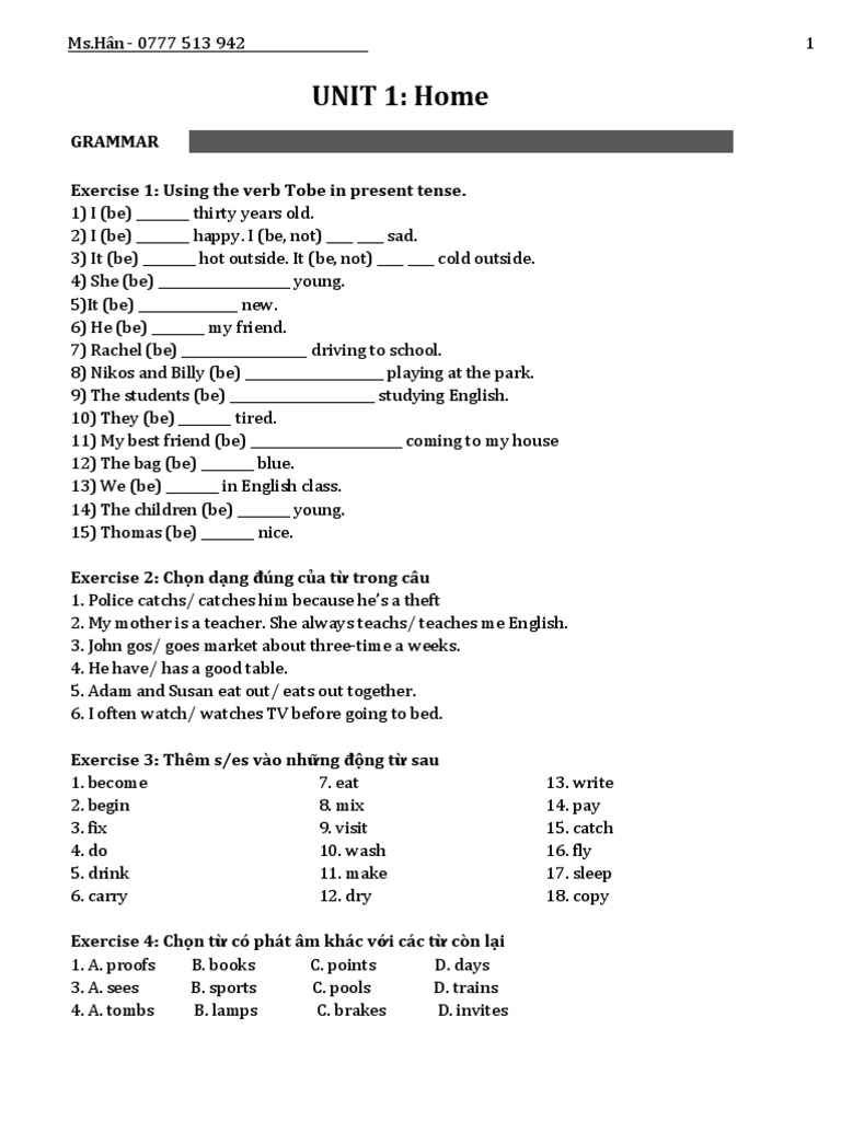 Unit 1 Home | PDF | Foods | Food And Drink