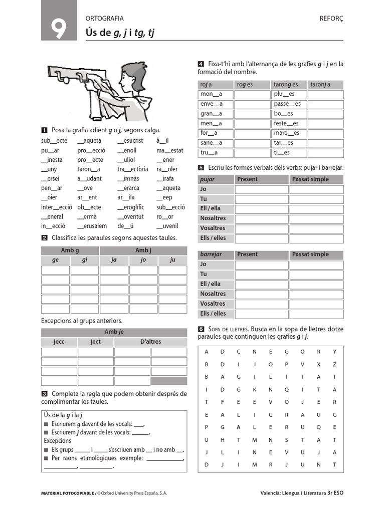 Ampliació G, J, TG I TJ (Amb SOLUCIONS) | PDF
