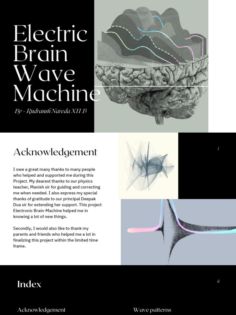 Electronic brain wave machine | PDF | Electroencephalography | Brain