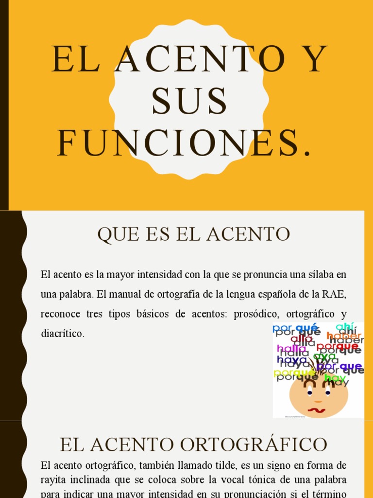 El Acento, La Tilde | PDF | Lingüística | Comunicación humana