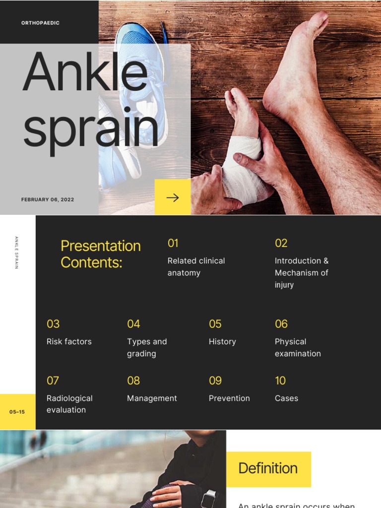 Ankle Sprain Pdf Ankle Lower Limb Anatomy