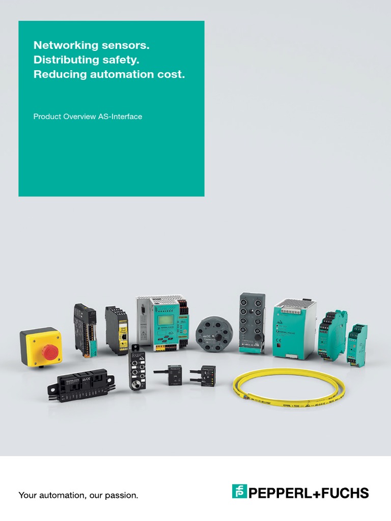 As-Interface Product Overview | PDF | Programmable Logic Controller | Computer Network