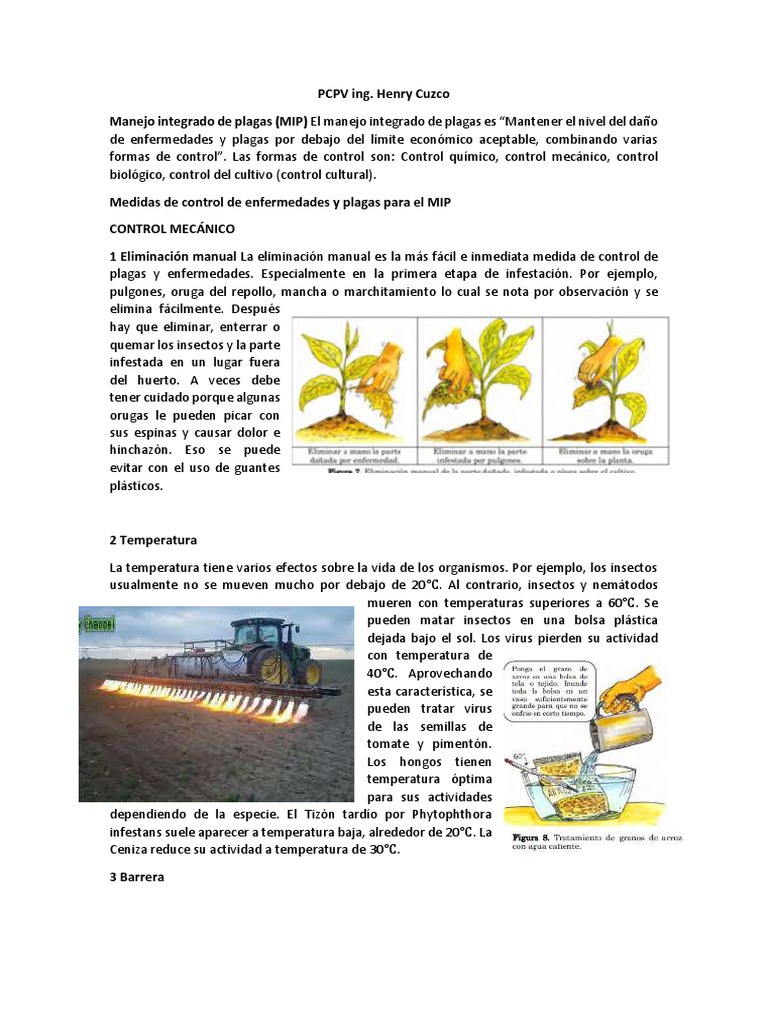 Mipe Tipos de Controles | PDF | Pesticida | Insectos