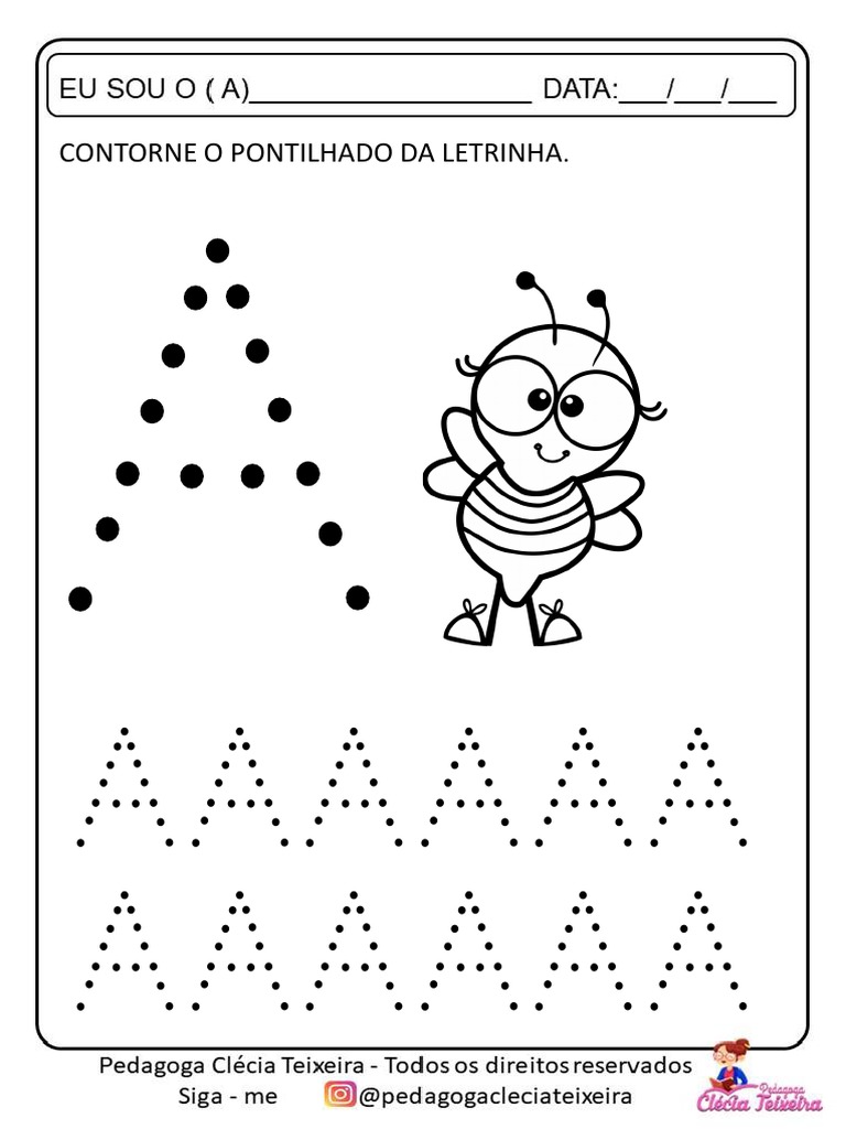 Alfabeto Com Pontilhado | PDF