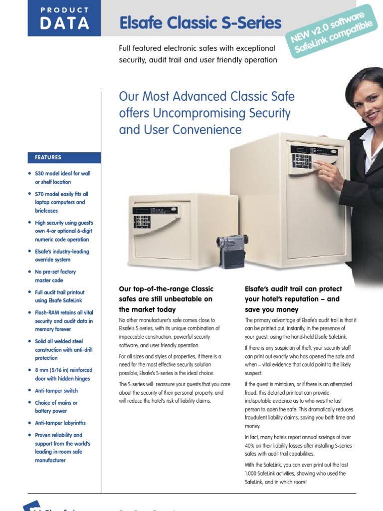 Elsafe S Series | PDF | Door | Computer Keyboard