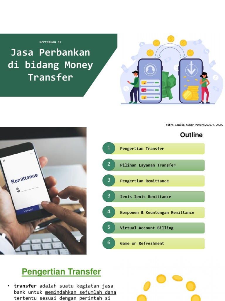 Jasa Perbankan Di Bidang Money Transfer: Pertemuan 12 | PDF