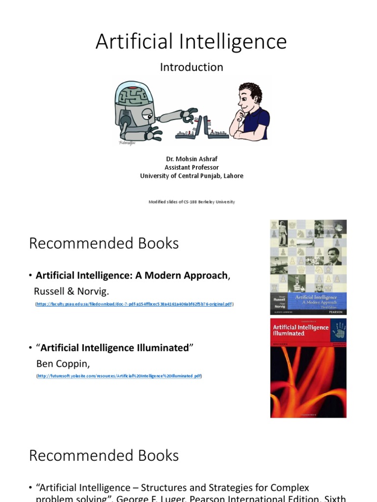 Lec 01 Introduction | PDF | Thought | Intelligence (AI) & Semantics