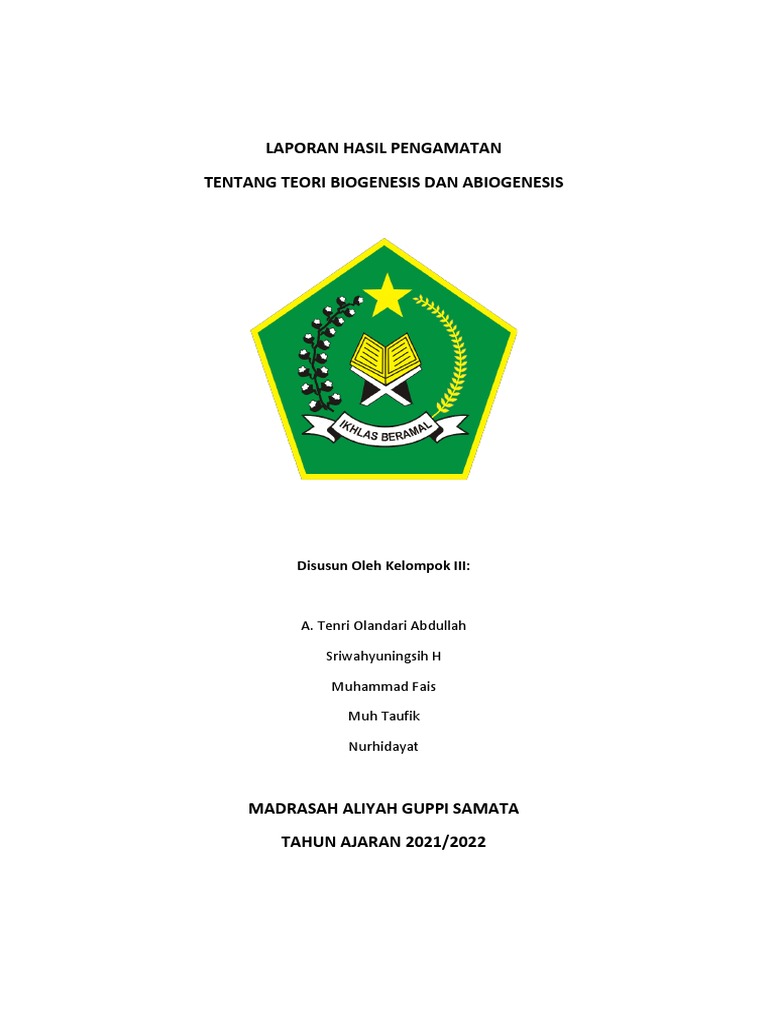 Laporan Hasil Pengamatan Kelompok 3 | PDF