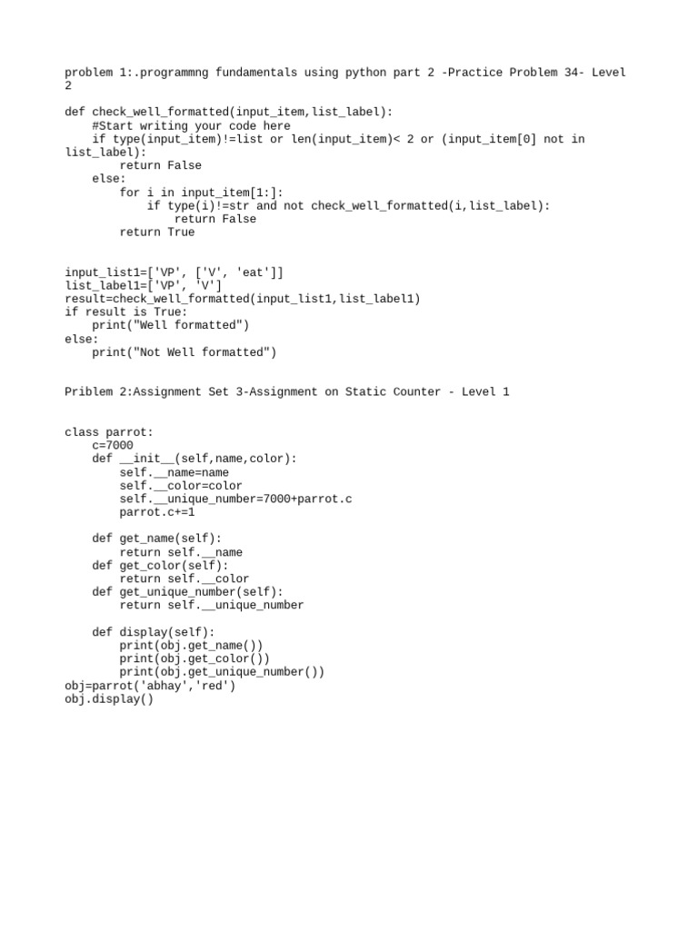 Static Assignment2 | PDF