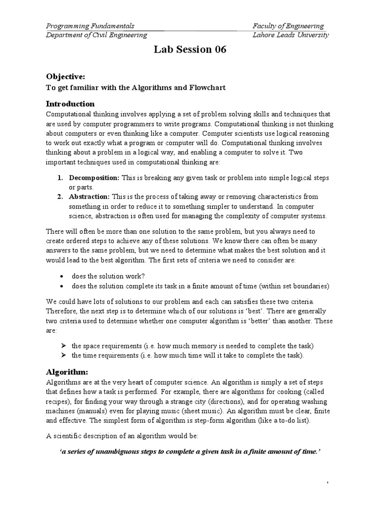 Lab Session 06: Objective | PDF | Integer (Computer Science) | Data Type