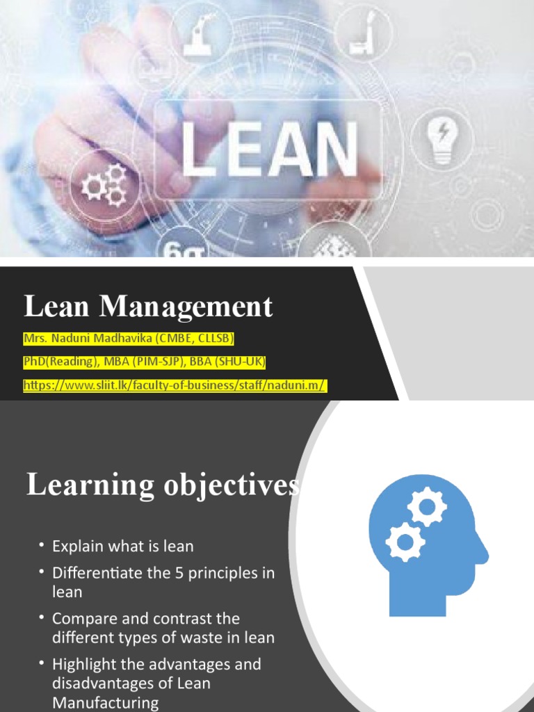 Lean Manufacturing Essentials | PDF | Lean Manufacturing | Supply Chain ...
