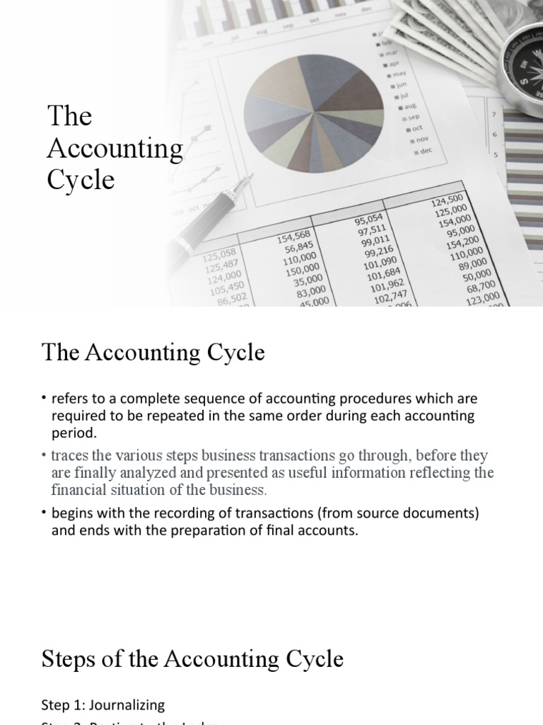 The Accounting Cycle | PDF | Bookkeeping | Debits And Credits