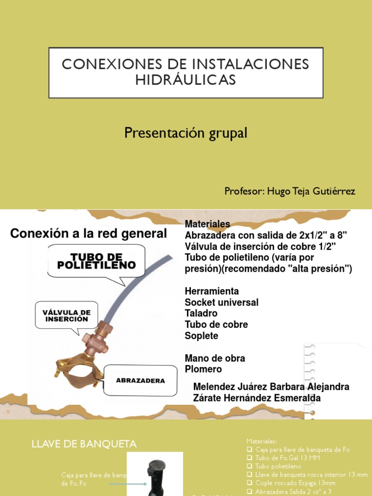 Normativa Vigente de Instalacion Hidrahulica | PDF | Tubería (transporte de fluidos) | Rieles