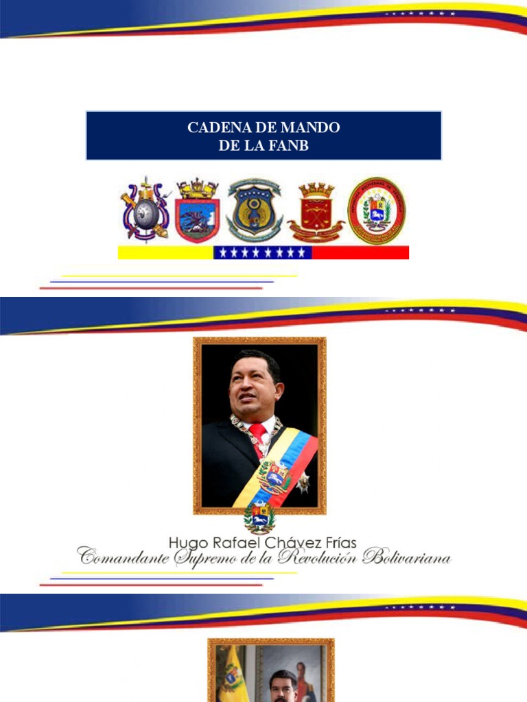 Cadena de Mando de la FANB | PDF
