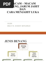 Macam-Macam Benang Jahit Dan Cara Menjahit Luka | PDF