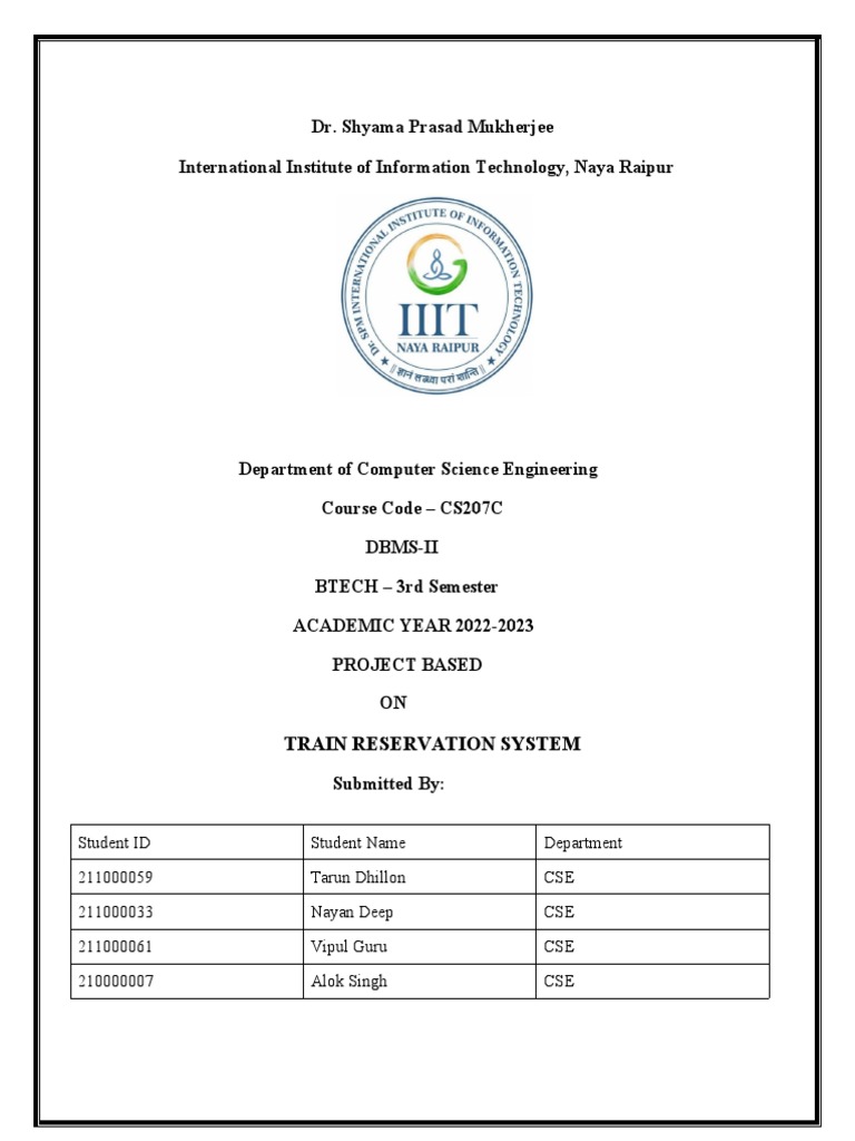 DBMS CP Report | PDF | Databases | Application Software DBMS CP Report | PDF | Databases | Application Software