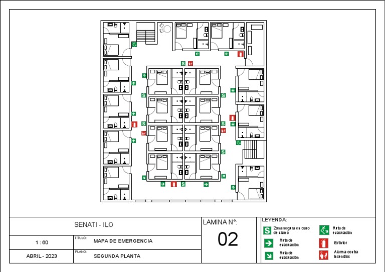 Mapa de Emergencia SENATI - ILO | PDF