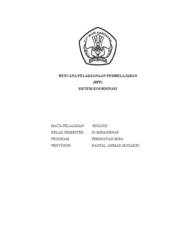 RPP Sistem Saraf | PDF