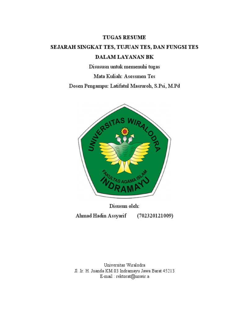 Tugas Resume. | PDF