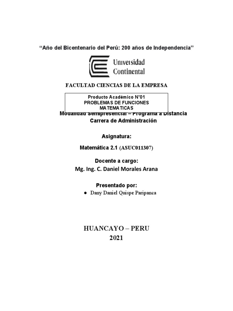 Producto Académico N1-Mate2.1 | PDF