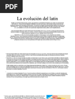 Historia y Evolución del Latín | PDF | latín | imperio Romano